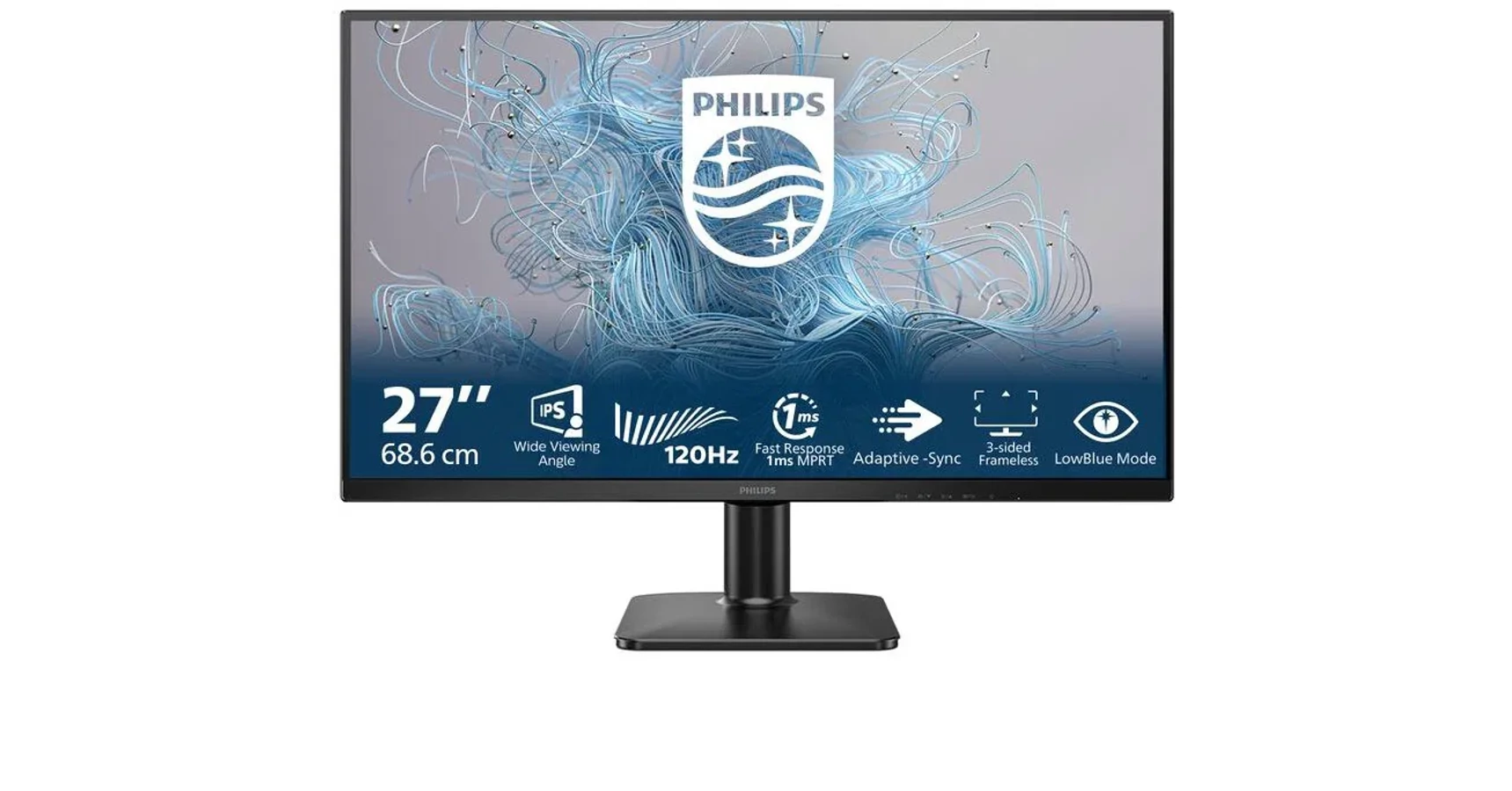 Philips 27-os monitor, 120Hz, Adaptive-Sync, 1ms válaszidő, FHD IPS